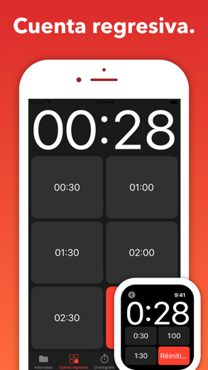 Seconds Interval Timer para iPhone DESCARGAR APLICACIÓN