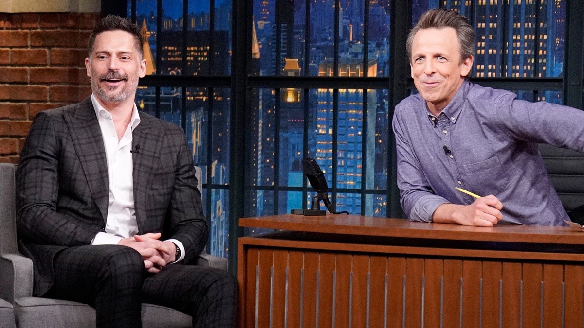 Joe Manganiello; Alex Edelman; Johnny Rabb - Late Night with Seth ...
