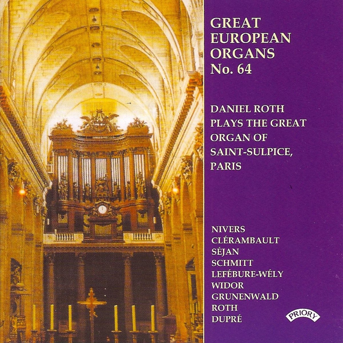 ‎Great European Organs No. 64: Saint Sulplice, Paris de Daniel Roth en ...