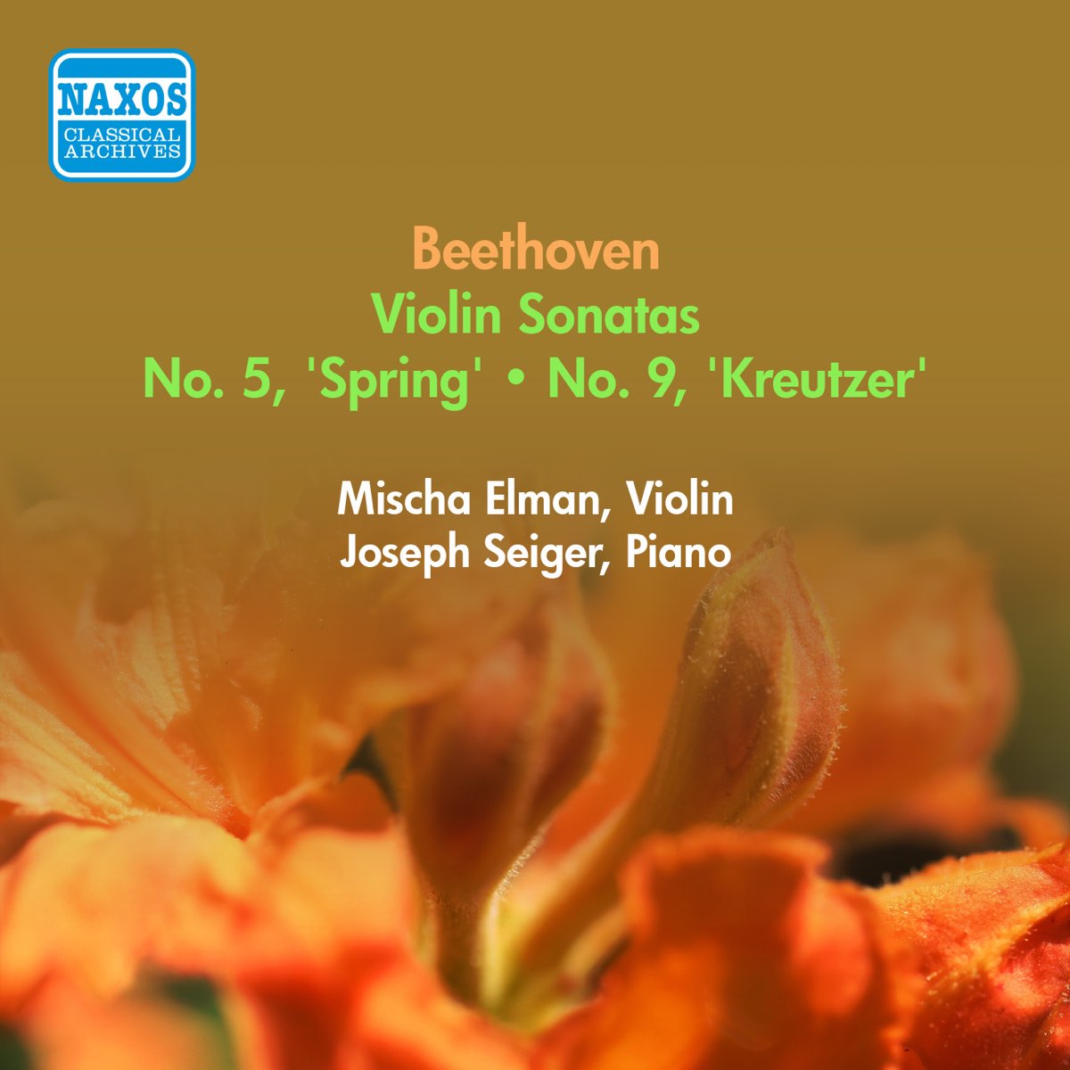 ‎Beethoven, L.: Violin Sonata Nos. 5, "Spring" and 9, "Kreutzer" (Elman ...