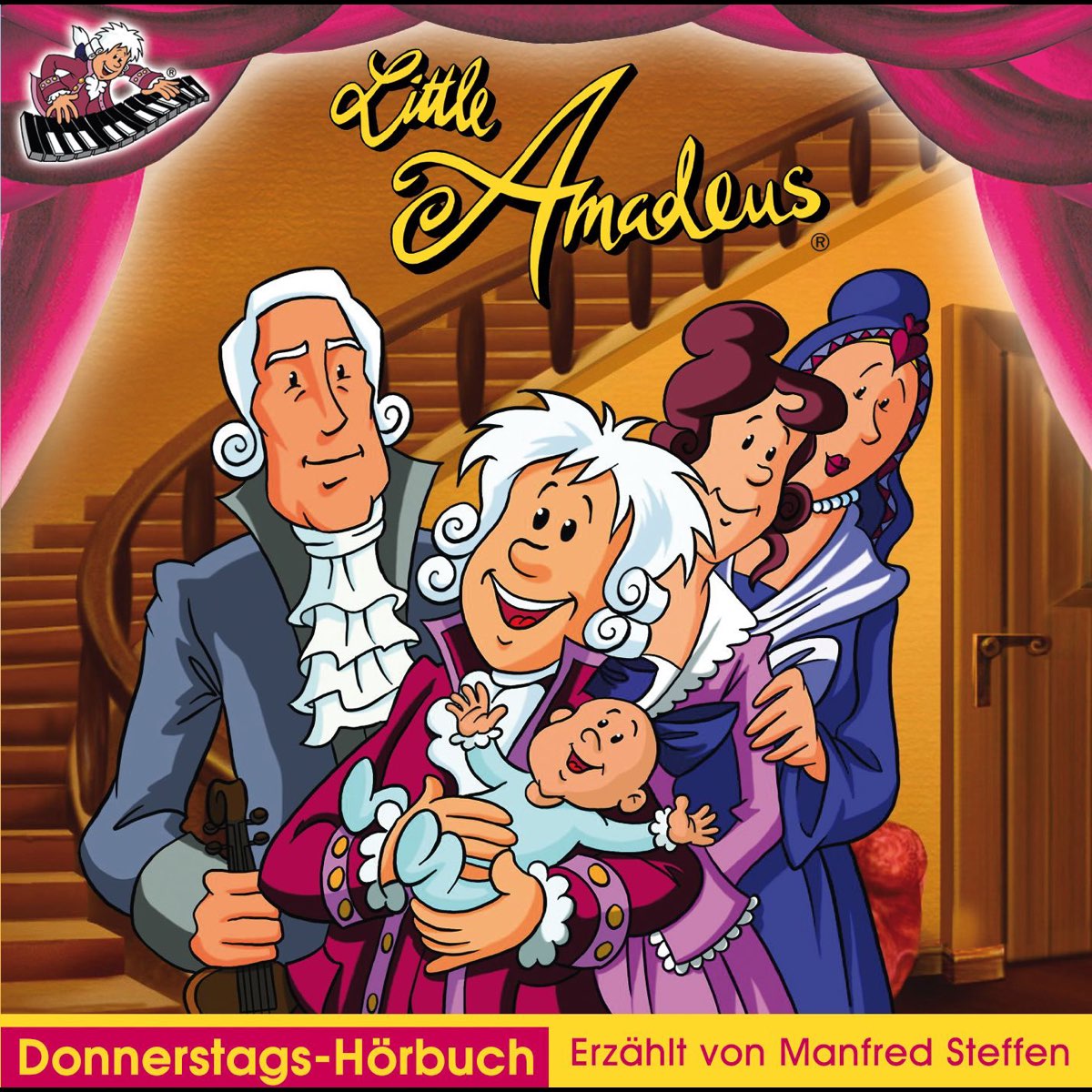 ‎Little Amadeus (Donnerstag-Hörbuch mit Musik) by Manfred Steffen on ...