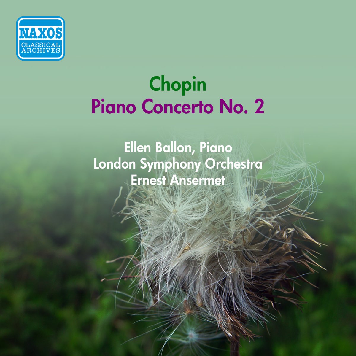 ‎Chopin, F.: Piano Concerto No. 2 (Ballon, Ansermet) (1950) by Ellen ...