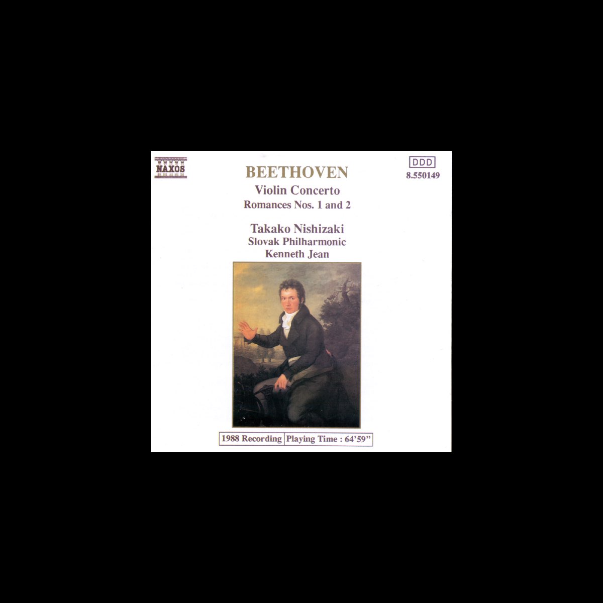 ‎Beethoven: Violin Concerto, Romances by Kenneth Jean, Slovak ...