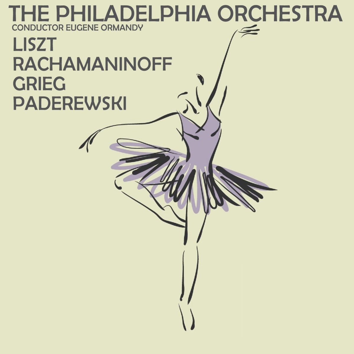 Liszt Rachmaninoff Grieg And Paderweski EP By The Philadelphia Liszt Rachmaninoff Grieg And Paderweski EP By The Philadelphia