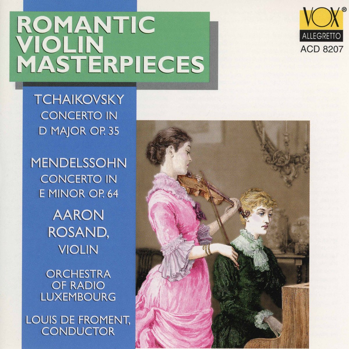 â žmendelssohn Tchaikovsky Violin Concertos By Aaron Rosand Louis De
