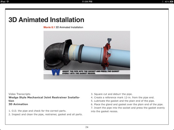 ‎Wedge Style Mechanical Joint Restrainer Installation on Apple Books