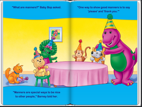 ‎Barney says, "Please and Thank You" on Apple Books
