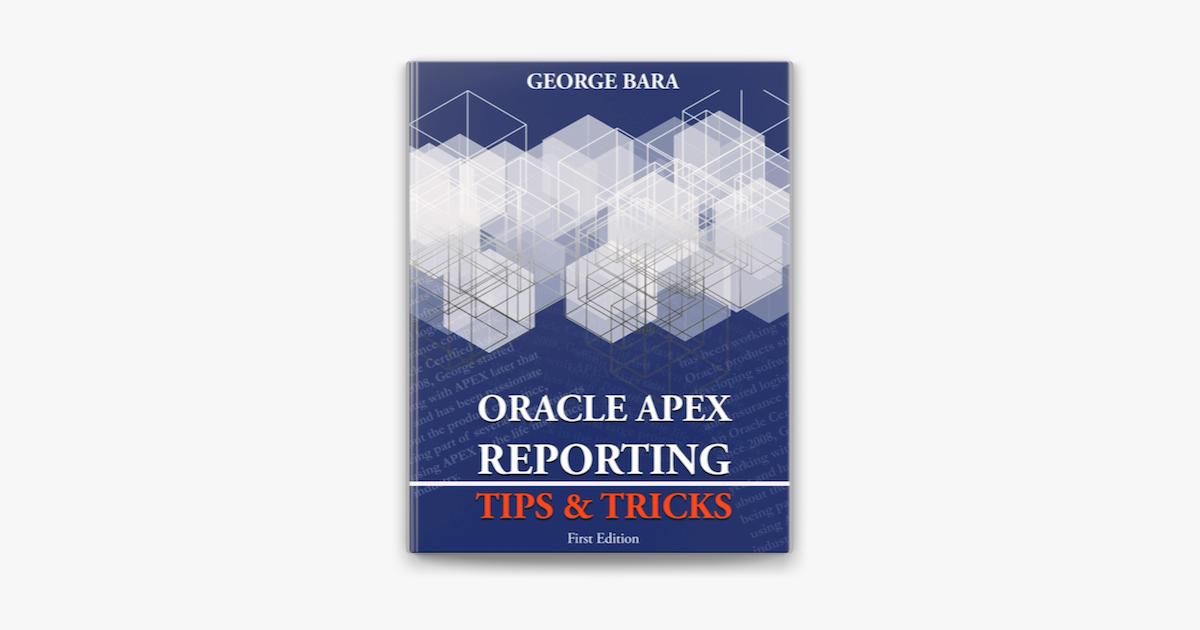 Oracle APEX Reporting Tips & Tricks on Apple Books Oracle APEX Reporting Tips & Tricks on Apple Books