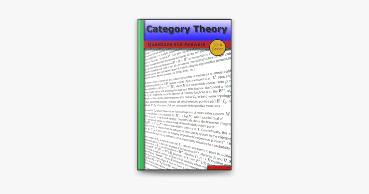 ‎Category Theory: Questions and Answers on Apple Books