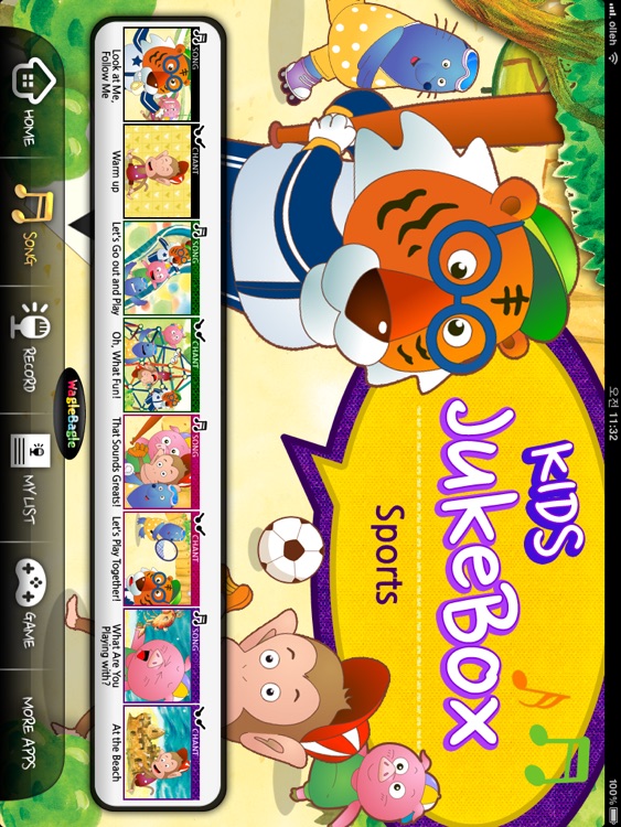 Kids JukeBox HD - Sports by WagleBagle