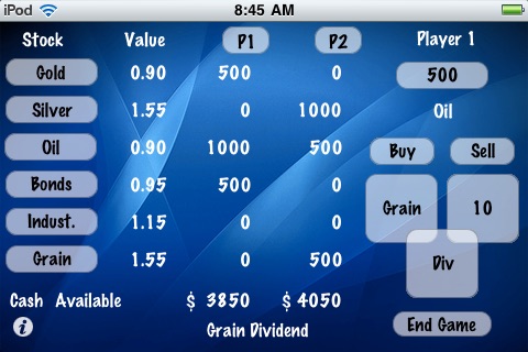 Stock Ticker Game by MyGadgets2