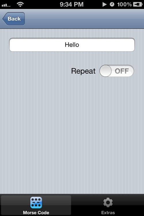 Morse Code Flasher by Joshua Frasier