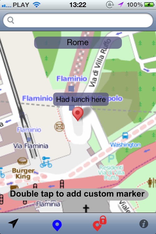 Roam Free Rome - Offline Map by pomaceous