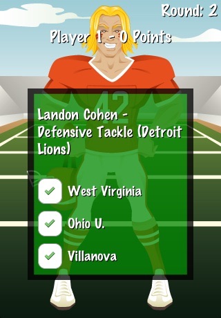 College Team Player Trivia by Scott Falbo