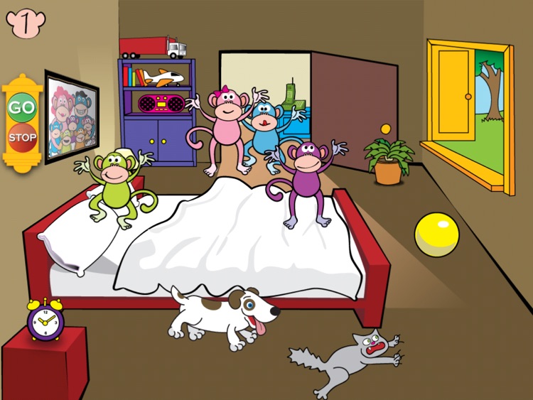 Five Little Monkeys HD by LoeschWare