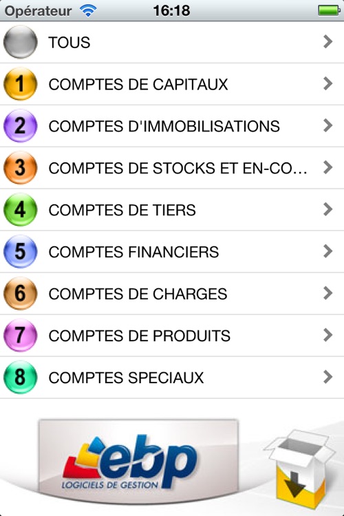 EBP Plan Comptable by EBP INFORMATIQUE