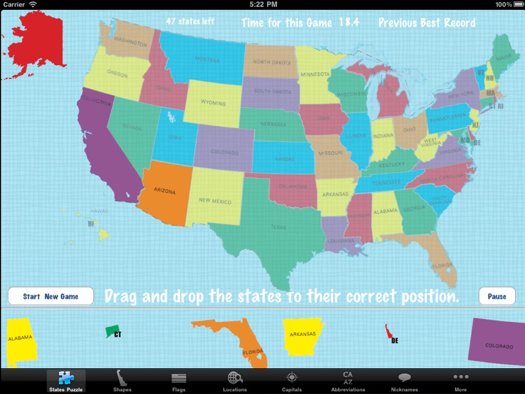 States Game by Srikanth Nandyala