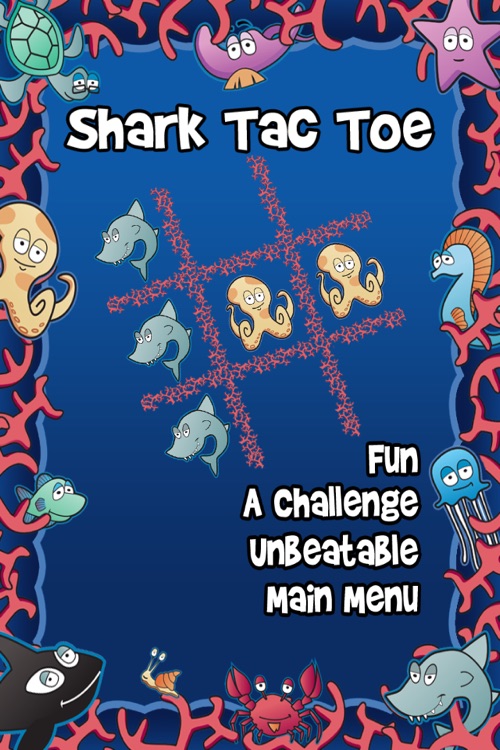 Shark Tac Toe Free - An Underwater Tic Tac Toe Adventure! by Knox Apps