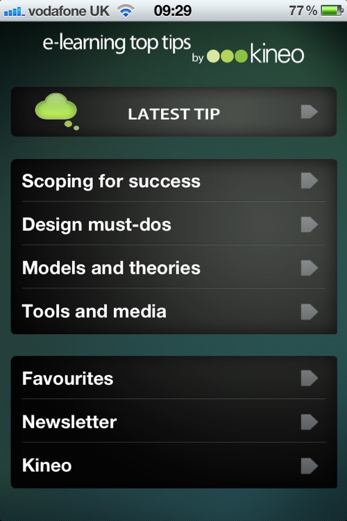 Kineo E-learning Top Tips by Kineo Ltd