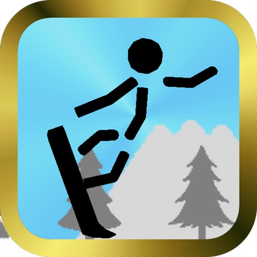 Snowboard game of Stick man by Tomoki Arakaki