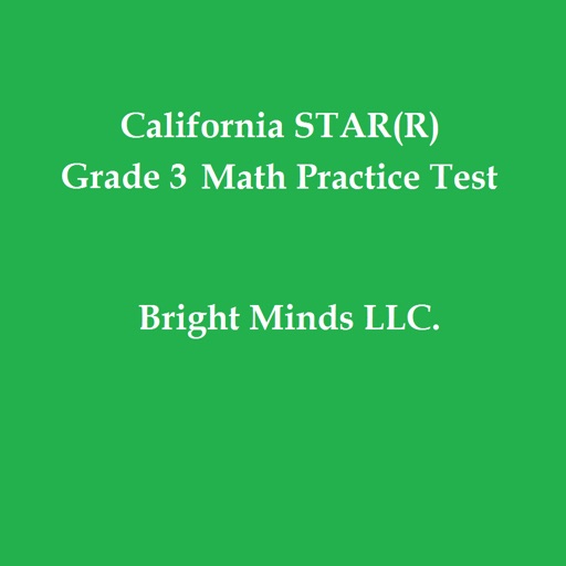 California STAR Grade 3 Math Practice Test By Bright Minds LLC