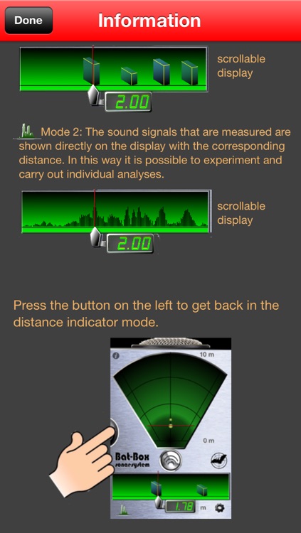 Distance Meter - Bat Box sonar analyzer / range finder by Andreas Tschannen
