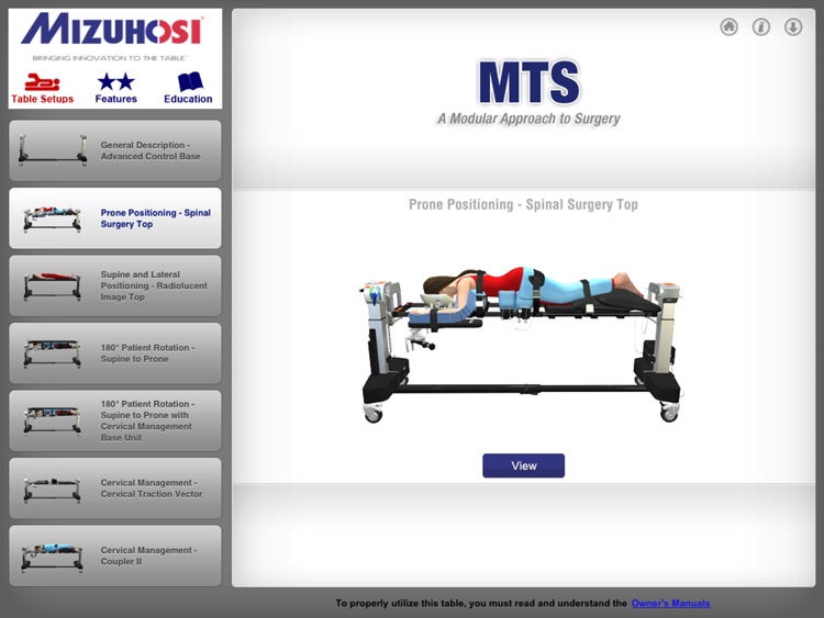 Mizuho® OSI Modular Table System by Mizuho OSI