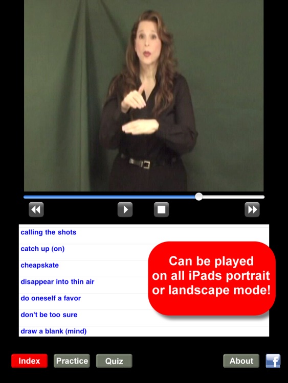 Sign Language Idioms, Vol. 1-2 for iPad! by EverydayASL.com