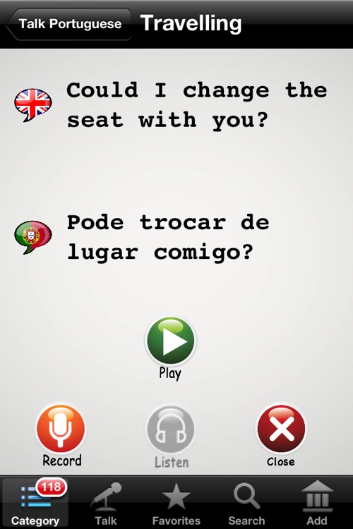 Learn Portuguese -Talking Phrasebook by Yuan Gao