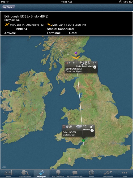 Bristol Airport + Flight Tracker Premium HD by Webport