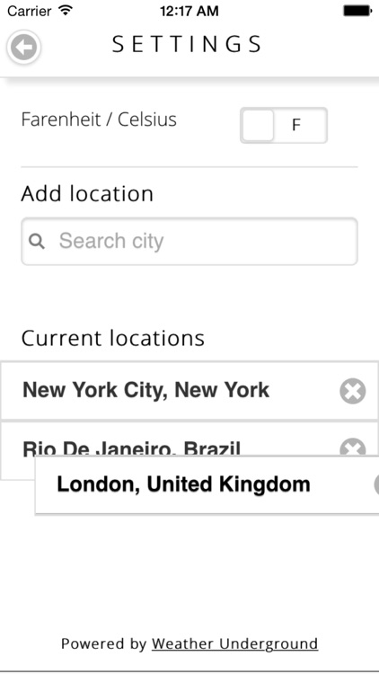 Weather - Minimalist Weather App by Daniel MARTINES