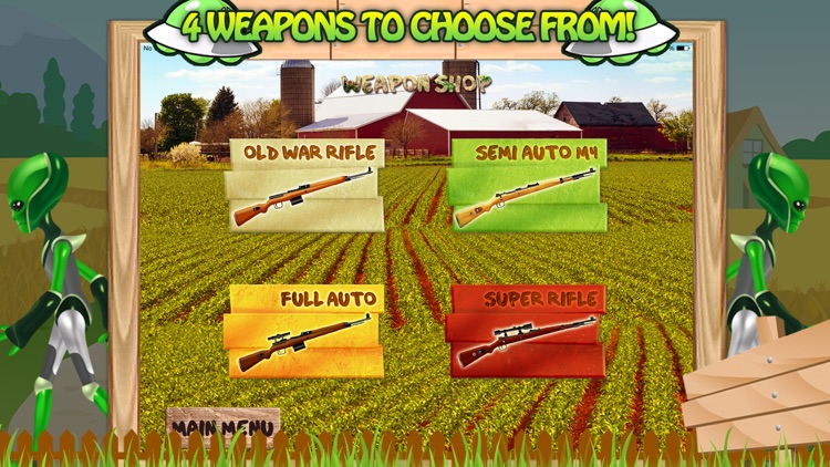 Alien Farm Attack Sniper Game PRO by uTappz Mobile Development LLC