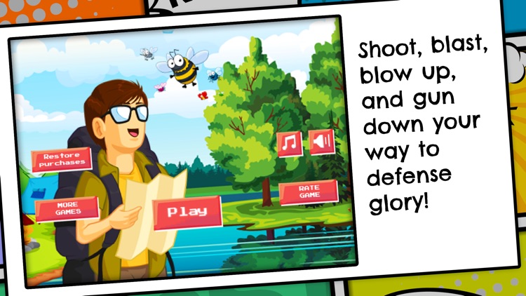 Bugs Raid Tent Defense - FREE - Blast Pesky Insects Tower Strategy Game ...