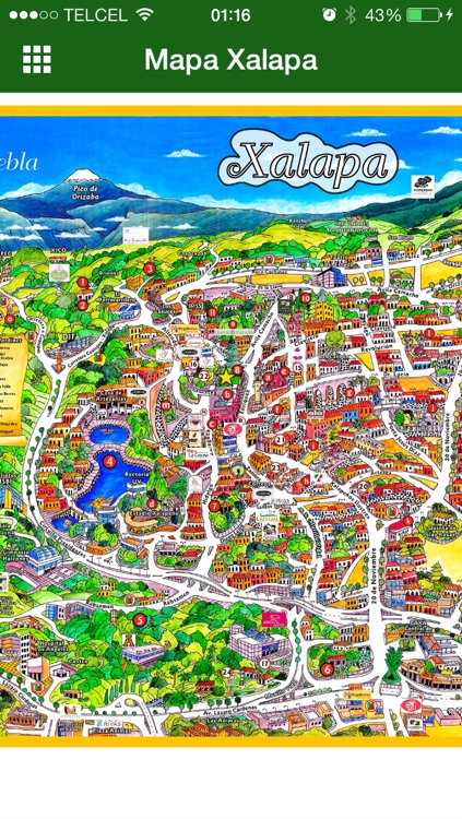 Ruta de la Niebla-Mapa Xalapa by Elizabeth H Navarro