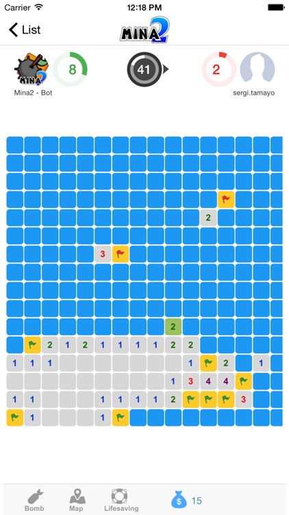 Minesweeper Multiplayer Flags Mina2 by Jose Manuel Mancebo