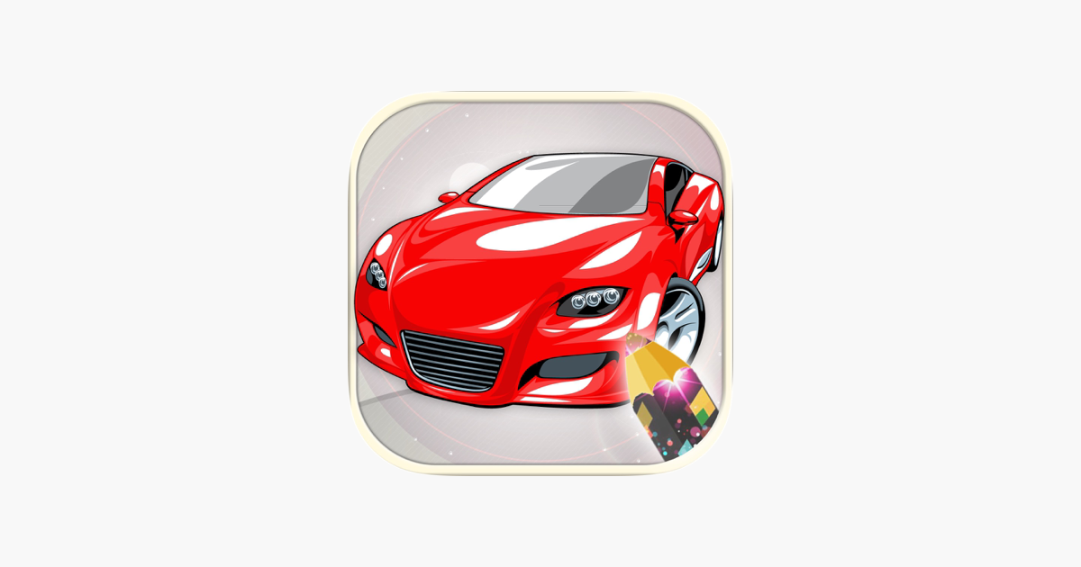 ‎Paint cars magic - cars coloring pages on the App Store