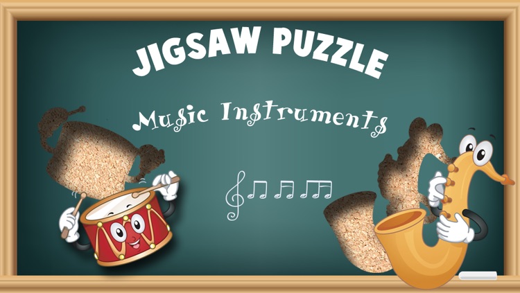 Free Music Instruments Cartoon Jigsaw Puzzle by SubZeroApps