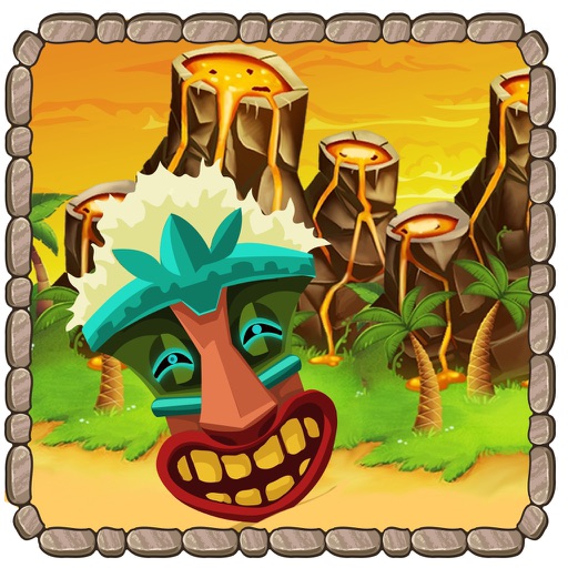 Stick Man Lava Jump Hawaiian Volcano Jumper | iPhone & iPad Game ...