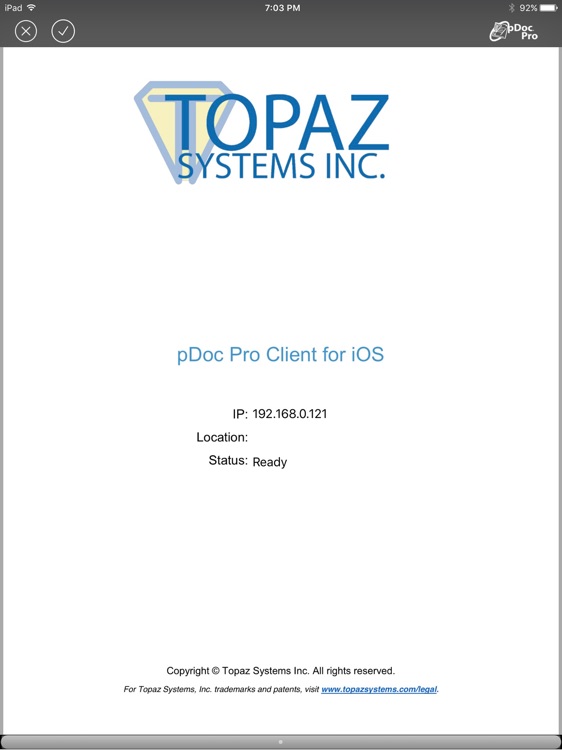 pDoc Pro Client by Topaz Systems Inc.