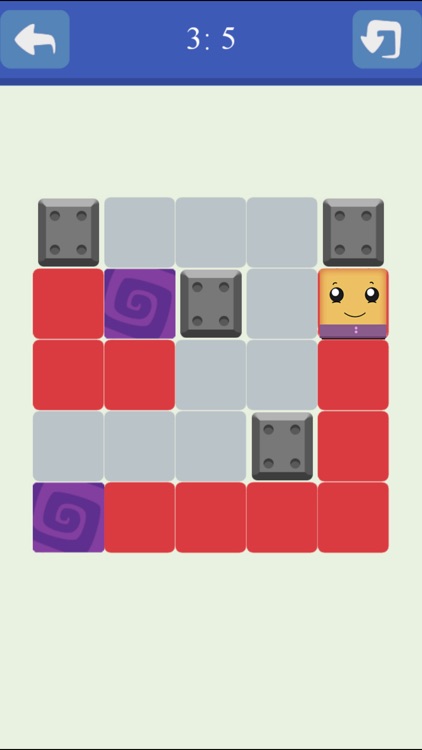 Smiley Square Block Swiping Pro - brain train game by Aruna Agrawal