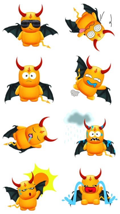 Cute Devil > Stickers Pack! by Nurlan Ispayev