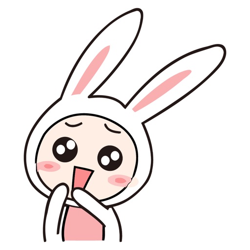 Hilarious Rabbit Animated Emoji Stickers by Carlos Solana Martinez