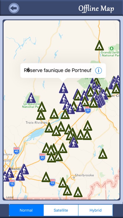 Quebec - Campgrounds & Hiking Trails,State Parks by Eswar Rao Yelubandi
