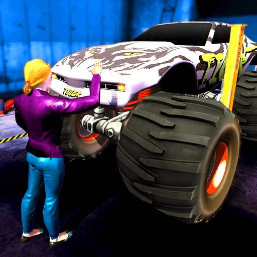 Monster truck Garage - 3D Car Mechanic by Muhammad Janjua