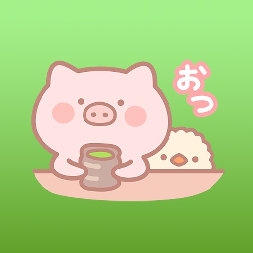 Piko Pig And His Chick Japanese Stickers by Dung Vuong