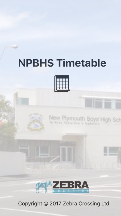 NPBHS Timetable by Zebra Crossing