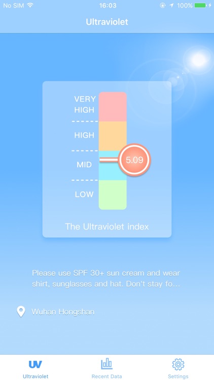 UV Monitor Pro - ultraviolet Index by Tiancheng Wu