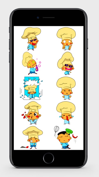 Little Chef Stickers by Almukhan Omarov