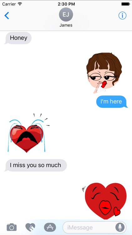 HeartSticker: Sentimental Heart Emoji for iMessage by Duong Hoang