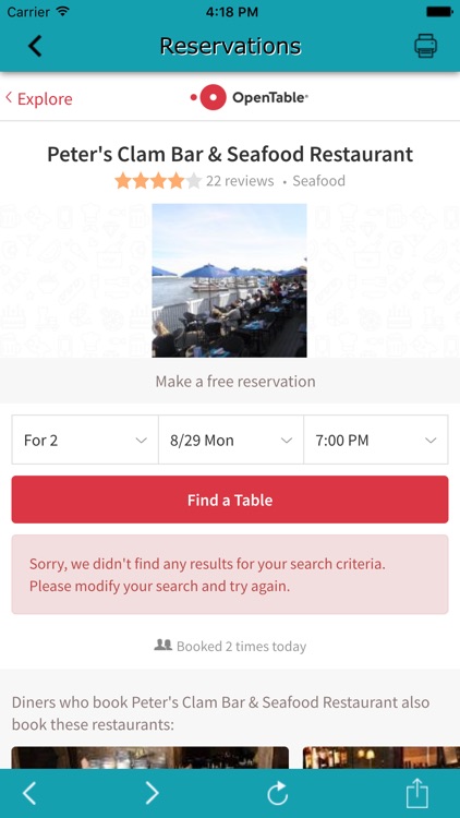 Peter's Clam Bar Loyalty App by interactive media LLC